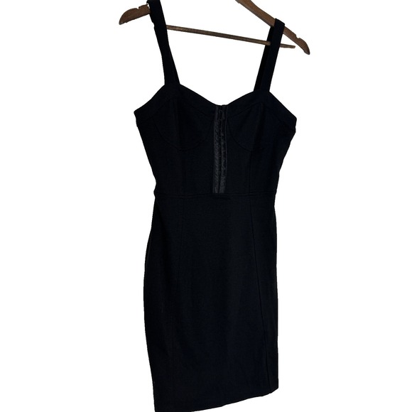 The Unbranded Brand | Dresses | Womens Black Bodycon Zip Front Dress ...